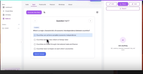 Thetawave AI 学习神器，实时捕捉课堂内容转化为结构化笔记工具 | up导航